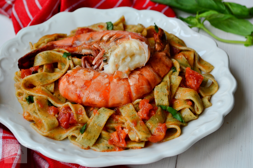 Tagliatelle cu creveti - CAIETUL CU RETETE