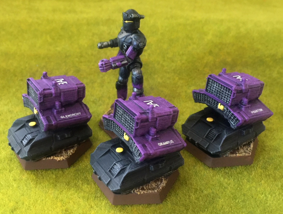 Ginzio Paint Service: More Battletech vehicles and a mech/Altri veicoli ...