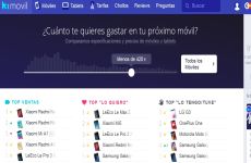Kimovil: comparador de precios online de teléfonos móviles y tabletas