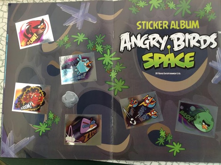La colección de cromos (stickers) Angry Birds Space a la venta en ...