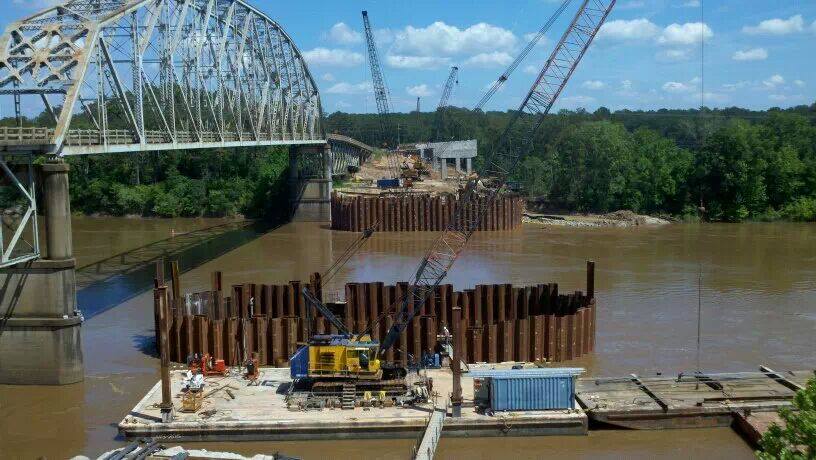 Industrial History: O.K. Allen 1936-2015 Bridge over Red River in ...