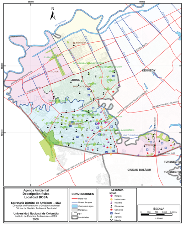 Desarrollo Sostenible 2012: Problematica ambiental de Bosa