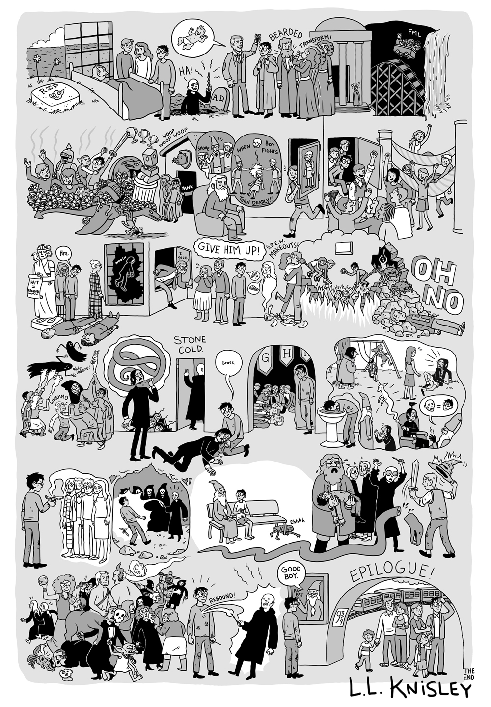 Well, hello there!: Harry Potter Comics by Lucy Kinsley