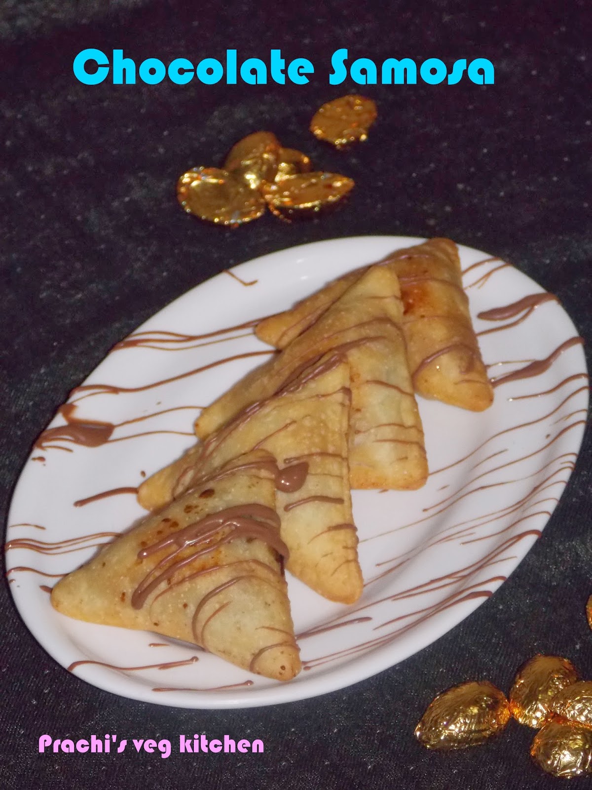 Chocolate samosa