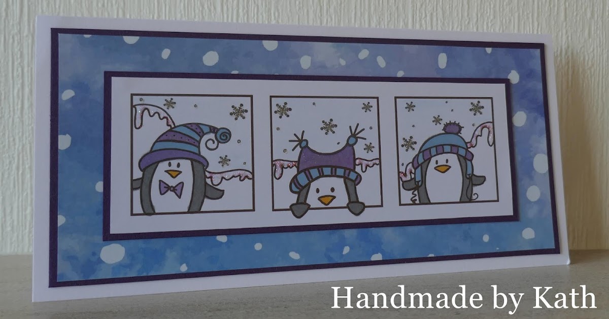 Handmade by Kath: Penguin Trio Blocks