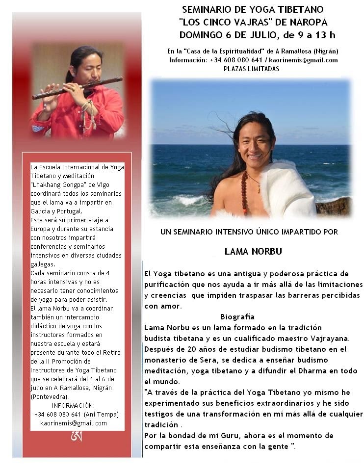 SERENA...MENTE: EL RINCÓN DEL BUDISMO Y DEL YOGA TIBETANO: SEMINARIO EN ...