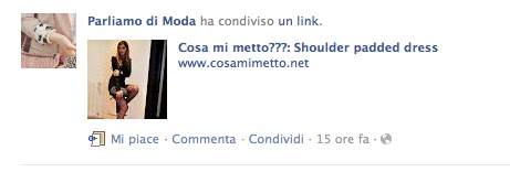 As seen in | Cosa Mi Metto???