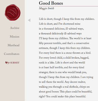 __Chicks Dig Poetry__: Talking About "Good Bones"