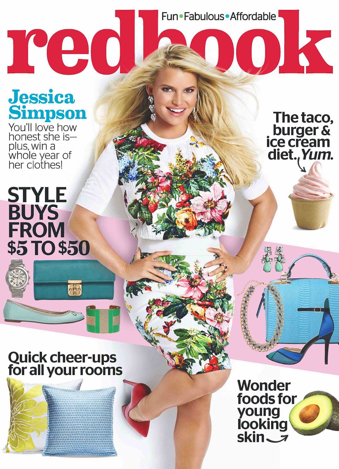 JESSICA SIMPSON'S REDBOOK MAGAZINE COVER