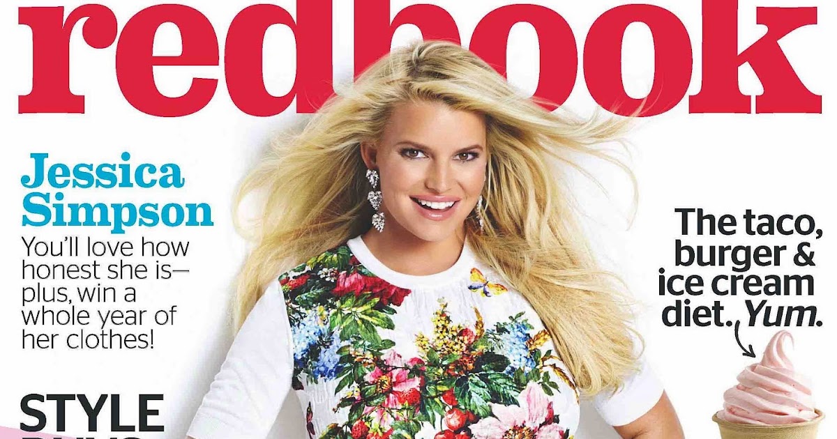 JESSICA SIMPSON'S REDBOOK MAGAZINE COVER
