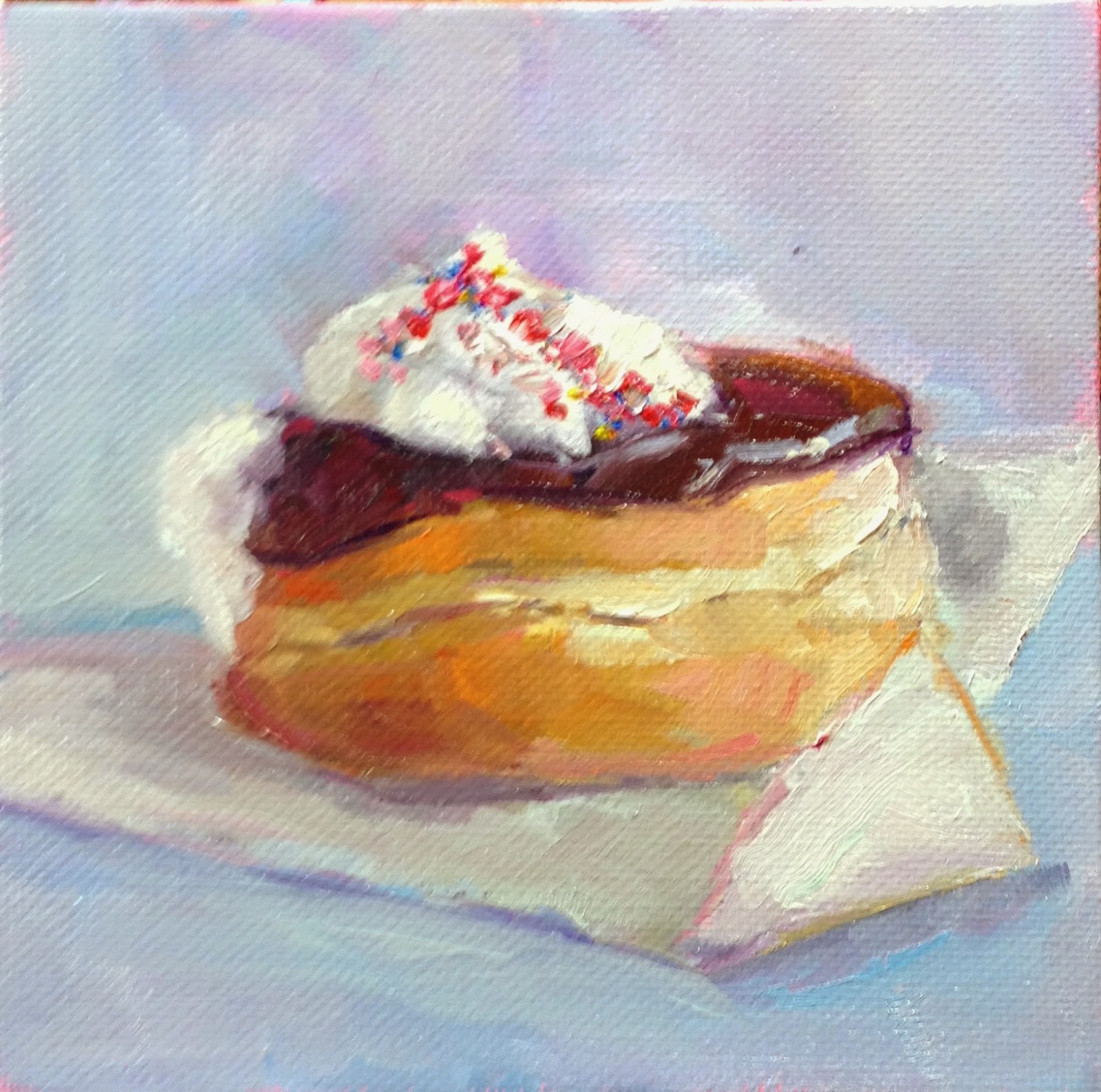 Carol Josefiak Painting a Day: Happy National Donut Day