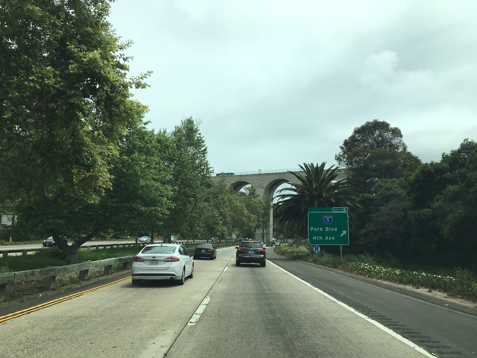 California State Route 163; Old US Route 80/395 on the Cabrillo Freeway