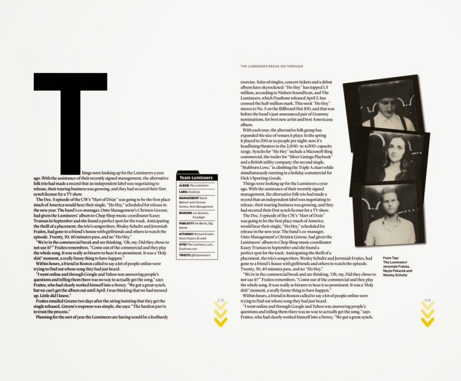 Shelly Mcveigh's AS Media Studies Blog: Billboard Magazine Double Page ...