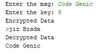 Code Genic... Recreating Code: Encryption and Decryption using Caesar Cipher with Odd Even ...