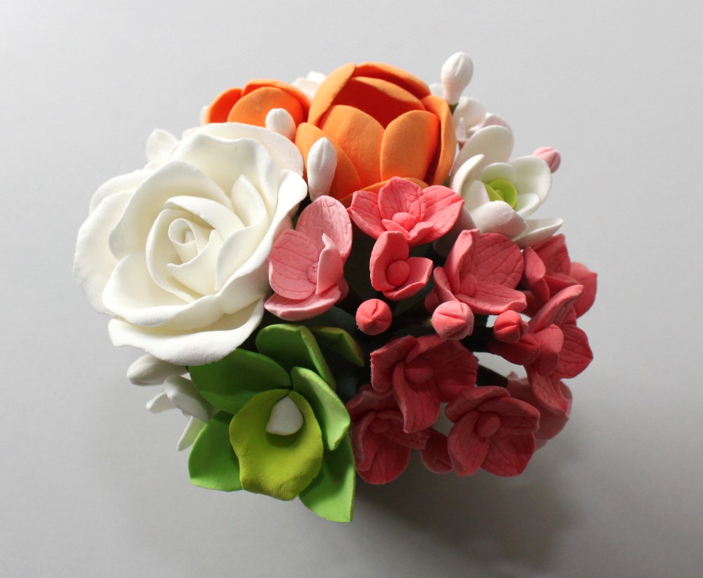 Dwen : The Cool Things I Love: FIMO Air Light : Flower Project (Pt.1)