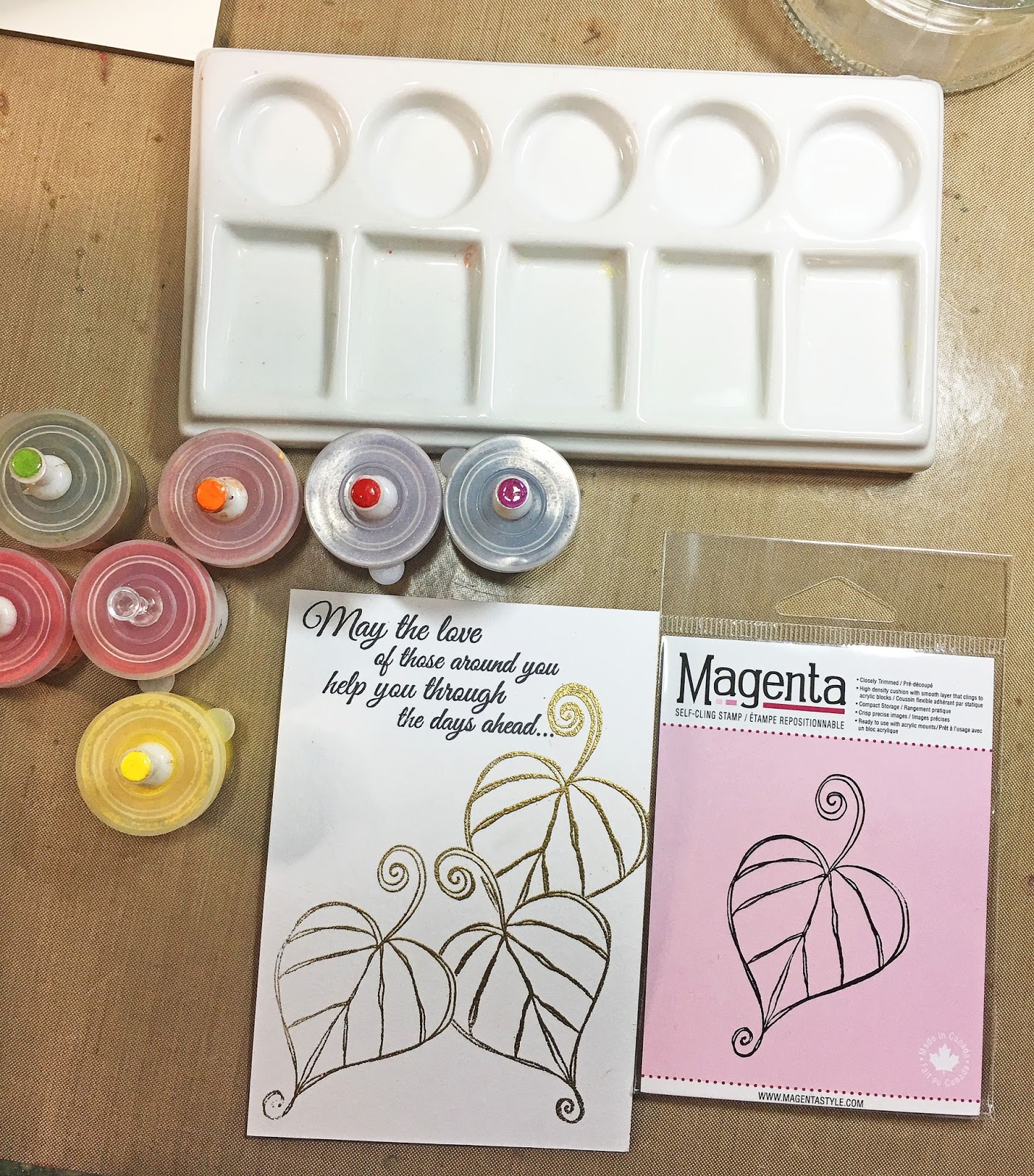 Backporch: Technique of the Week: Stampboard Watercolor