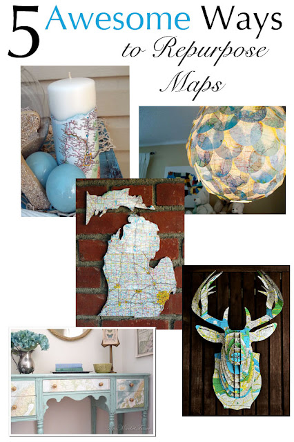 5 Awesome Ways to Repurpose Maps | BeingBrook