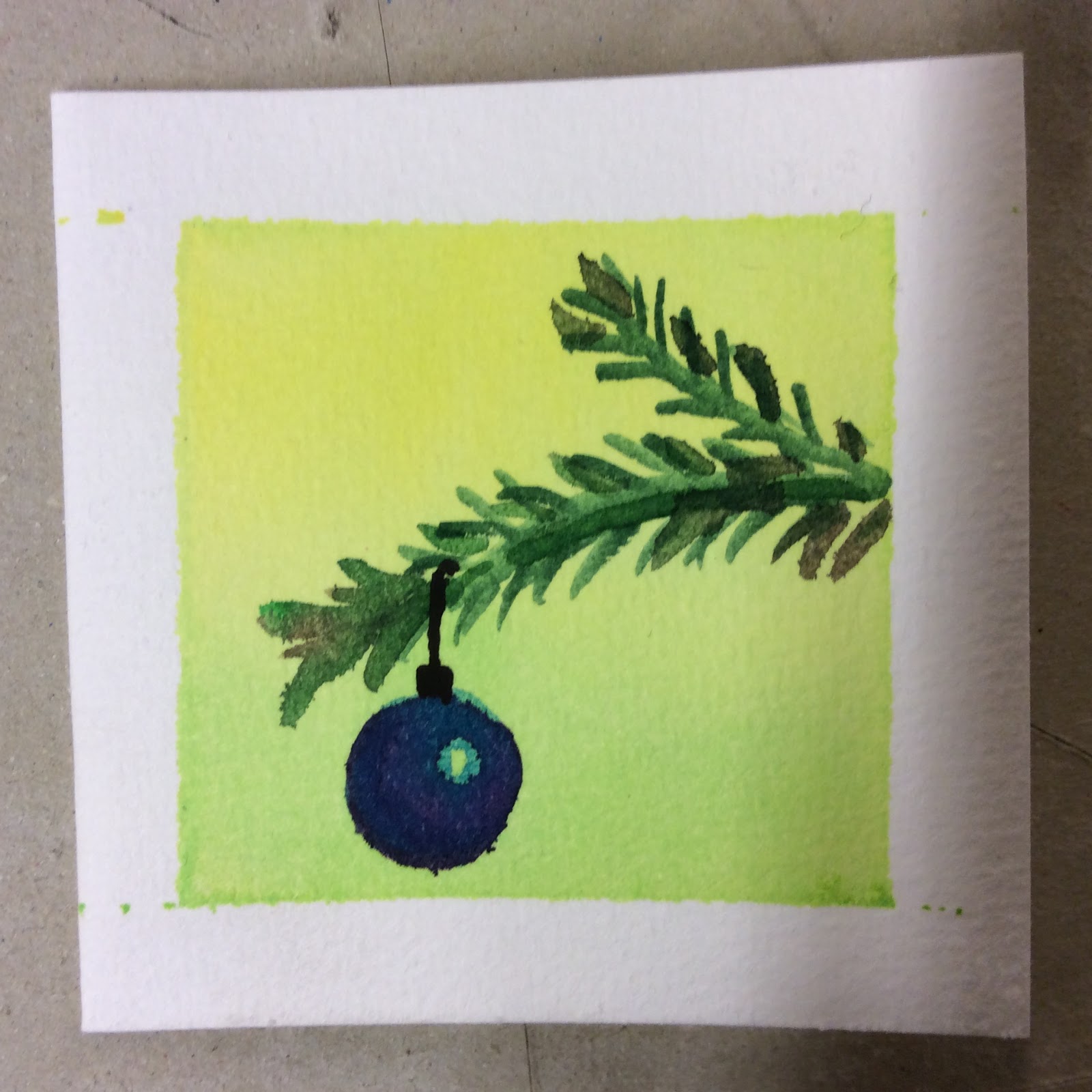 Bidt af billedkunst!: Til og fra kort - i akvarel