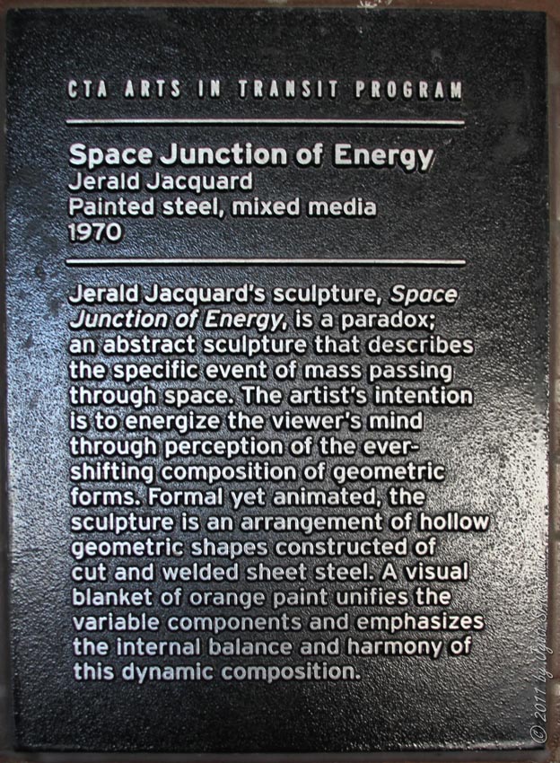 Public Art in Chicago: CTA: Belmont Station [Space Junction of Energy ...