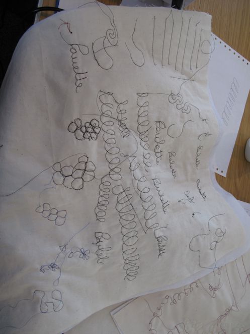 Sandy Snowden: Machine embroidery