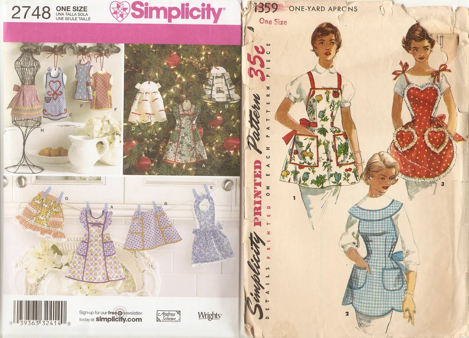 Sew Very Vintage Patterns: Vintage Apron Patterns