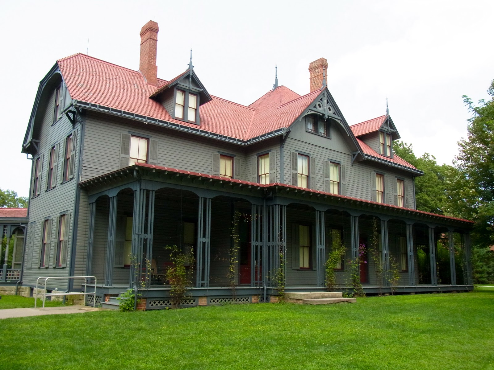 James A. Garfield and some quality time with my parents...