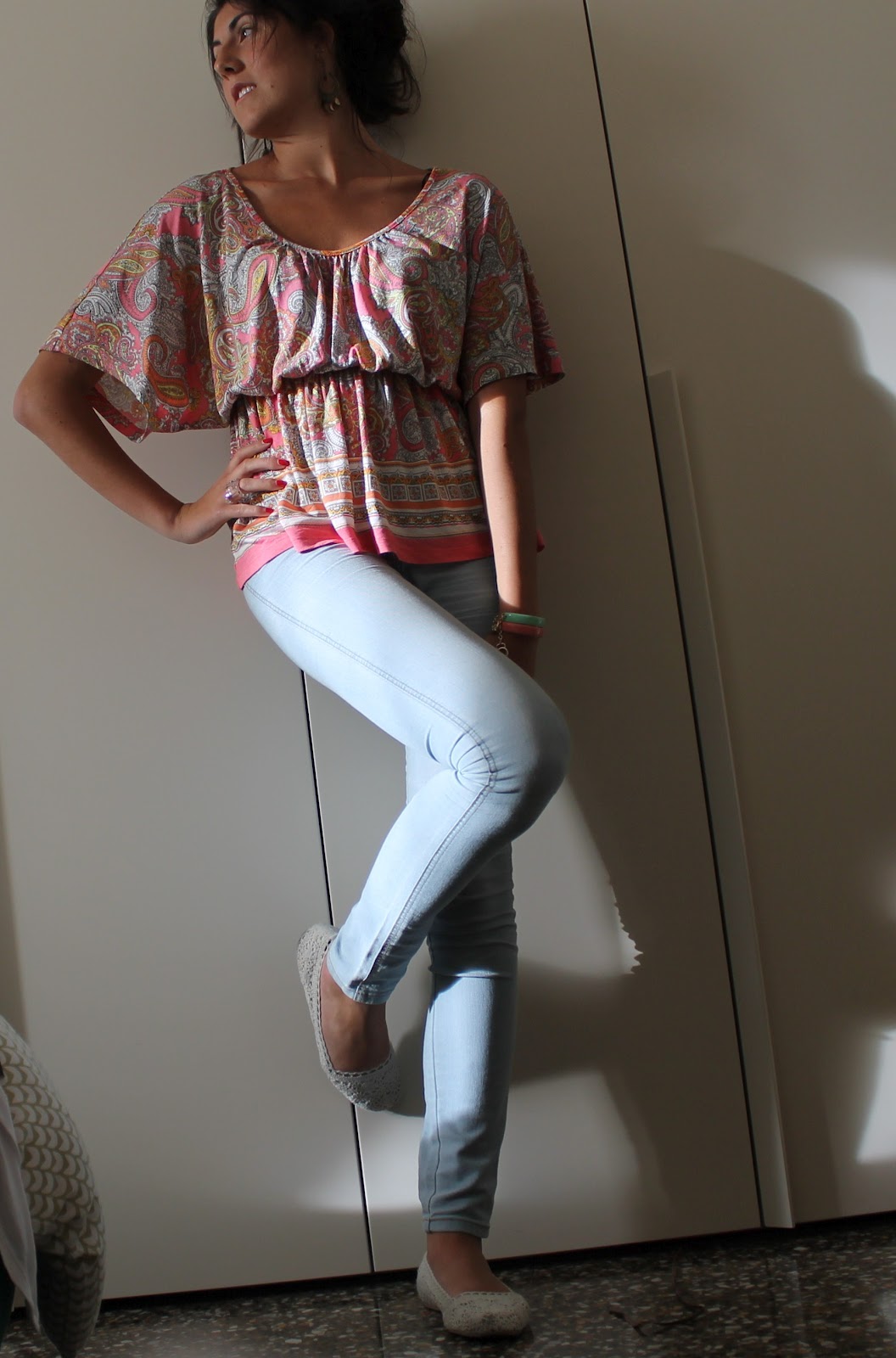Voulez vous: PINK PATTERNED TOP