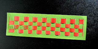 imprints handmade: Paper weaves: Woven bookmarks