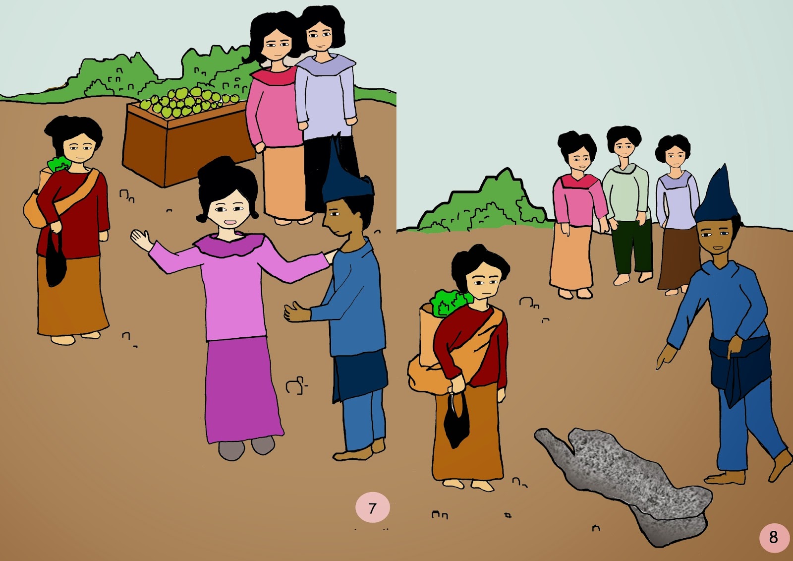 The Crying Stone, A Folktale from West Kalimantan - Tifani's Blog