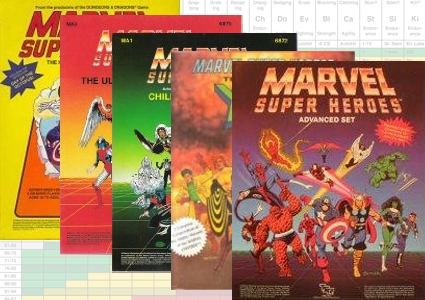 LA CRYPTE du geek sportif: MARVEL SUPER HEROES RPG