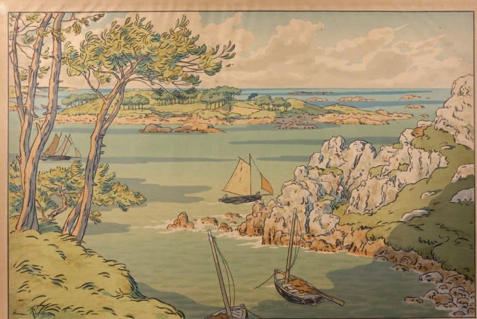 historic-marine-france: HENRI RIVIERE 1864-1951.