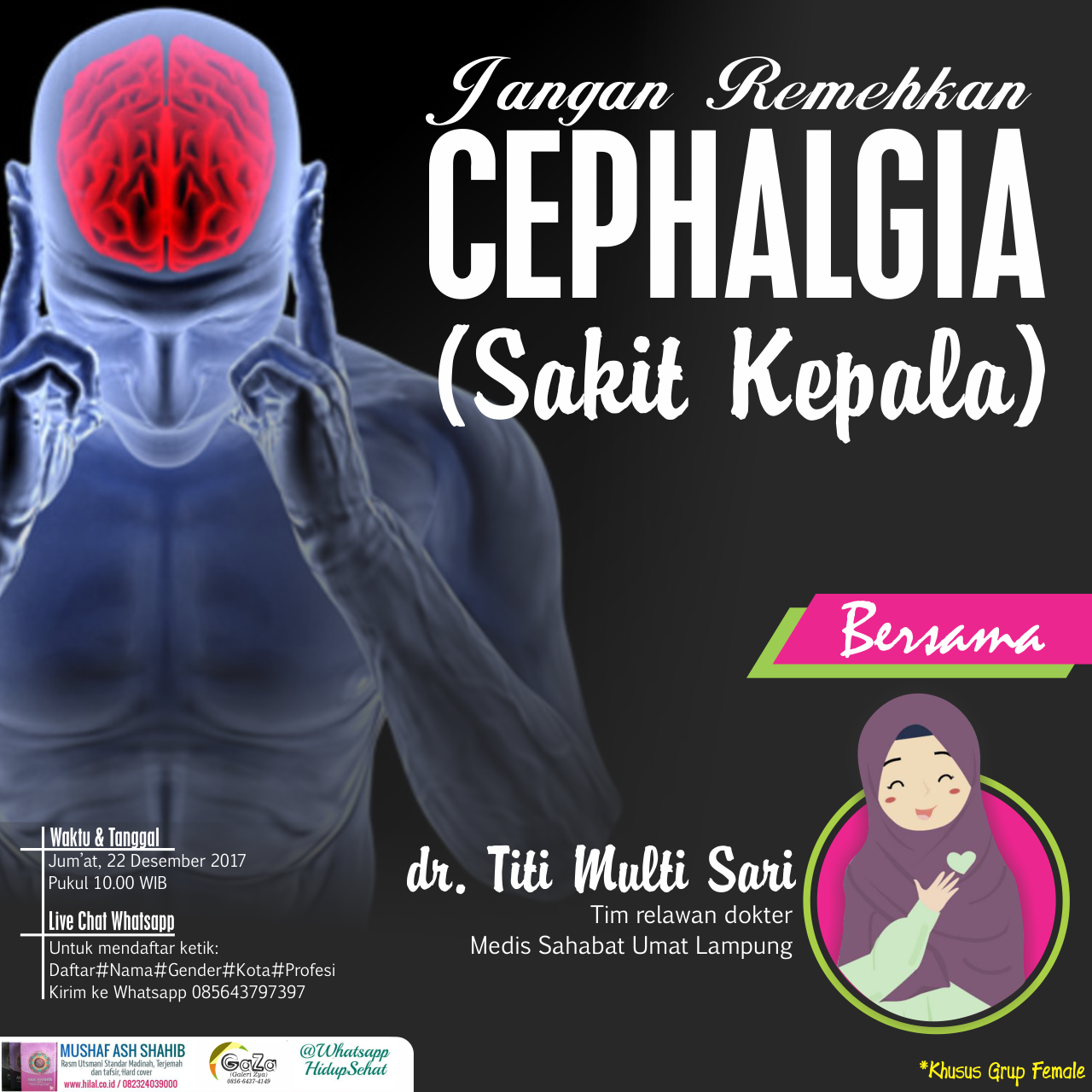 Mengenal Jenis-jenis Cephalgia dan Cara Mengatasinya - Whatsapp Hidup Sehat