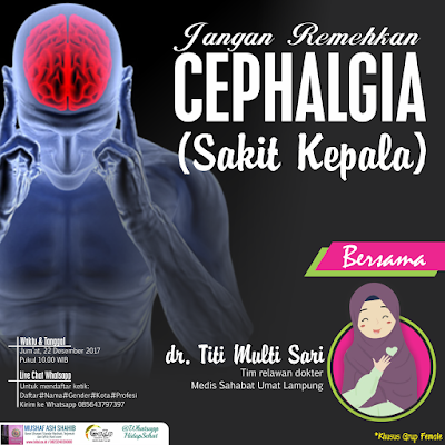 Mengenal Jenis-jenis Cephalgia dan Cara Mengatasinya - Whatsapp Hidup Sehat