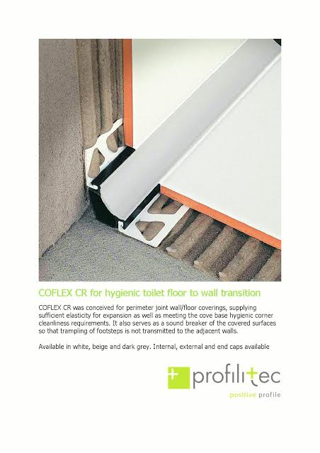 Profilitec Anodized Extruded Aluminium Trims for Tile, Granite & Marble