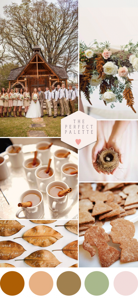 Color Story: Rustic + Romantic | The Perfect Palette