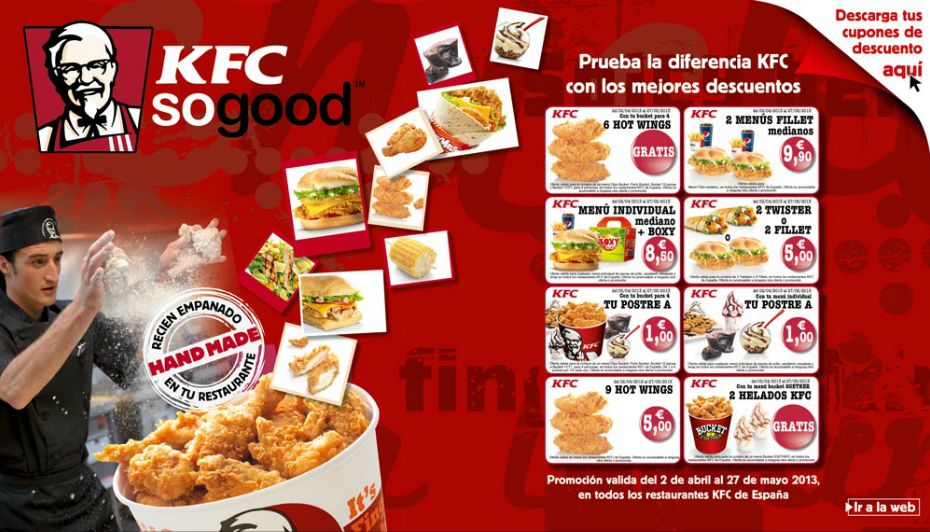 Instrumentos de promoción KFC