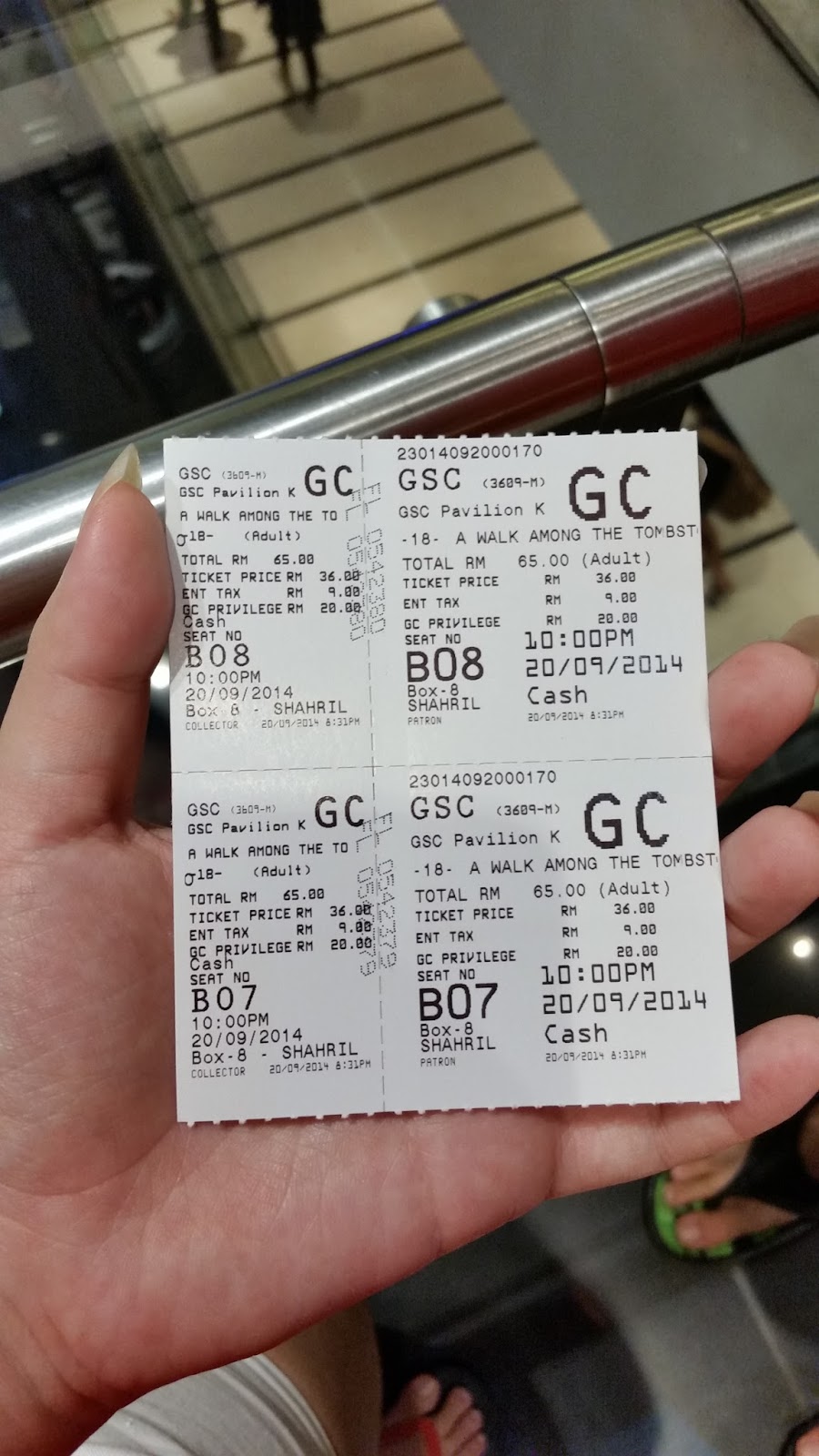 Our Journey : Kuala Lumpur Bukit Bintang - GSC Cinema Gold Class Movie ...