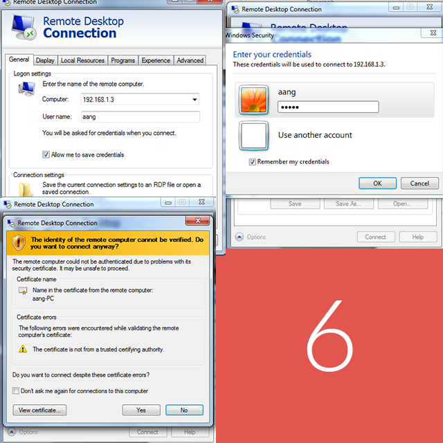 Remote access dengan Remote Desktop Connection - Windows 7 - EroFound