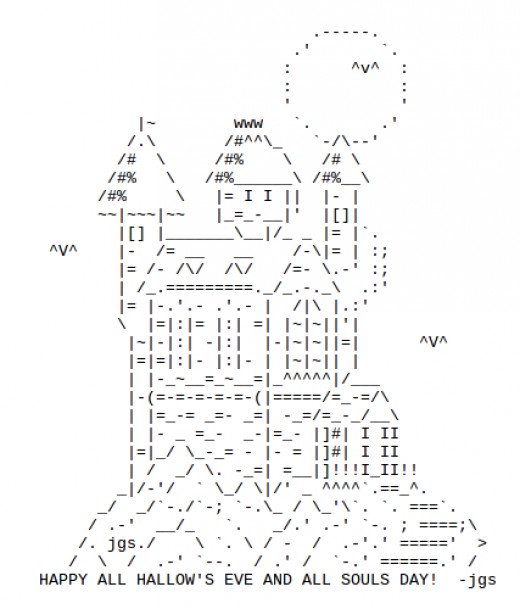 Halloween ASCII Art