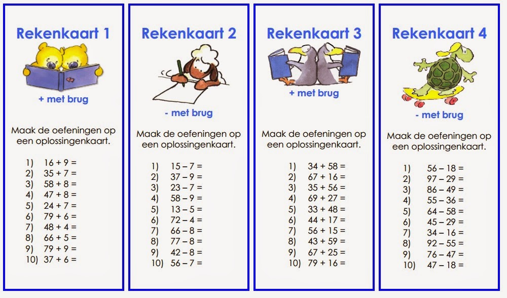 Jufs Place: Rekenkaarten