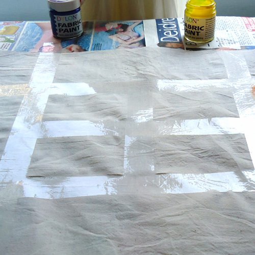 Chi Chi Dee Handmade: How to: Taped Screenprints