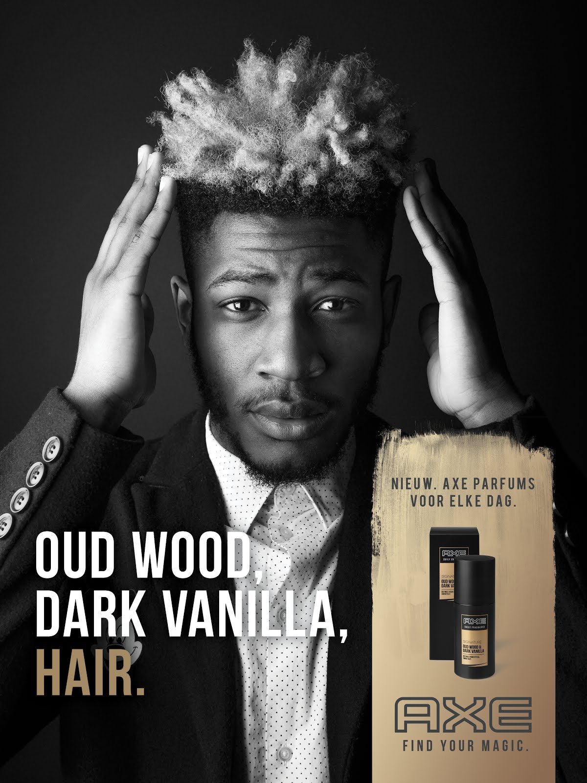 The three stars of the new AXE media campaign are Ferdinand L., Cedric ...