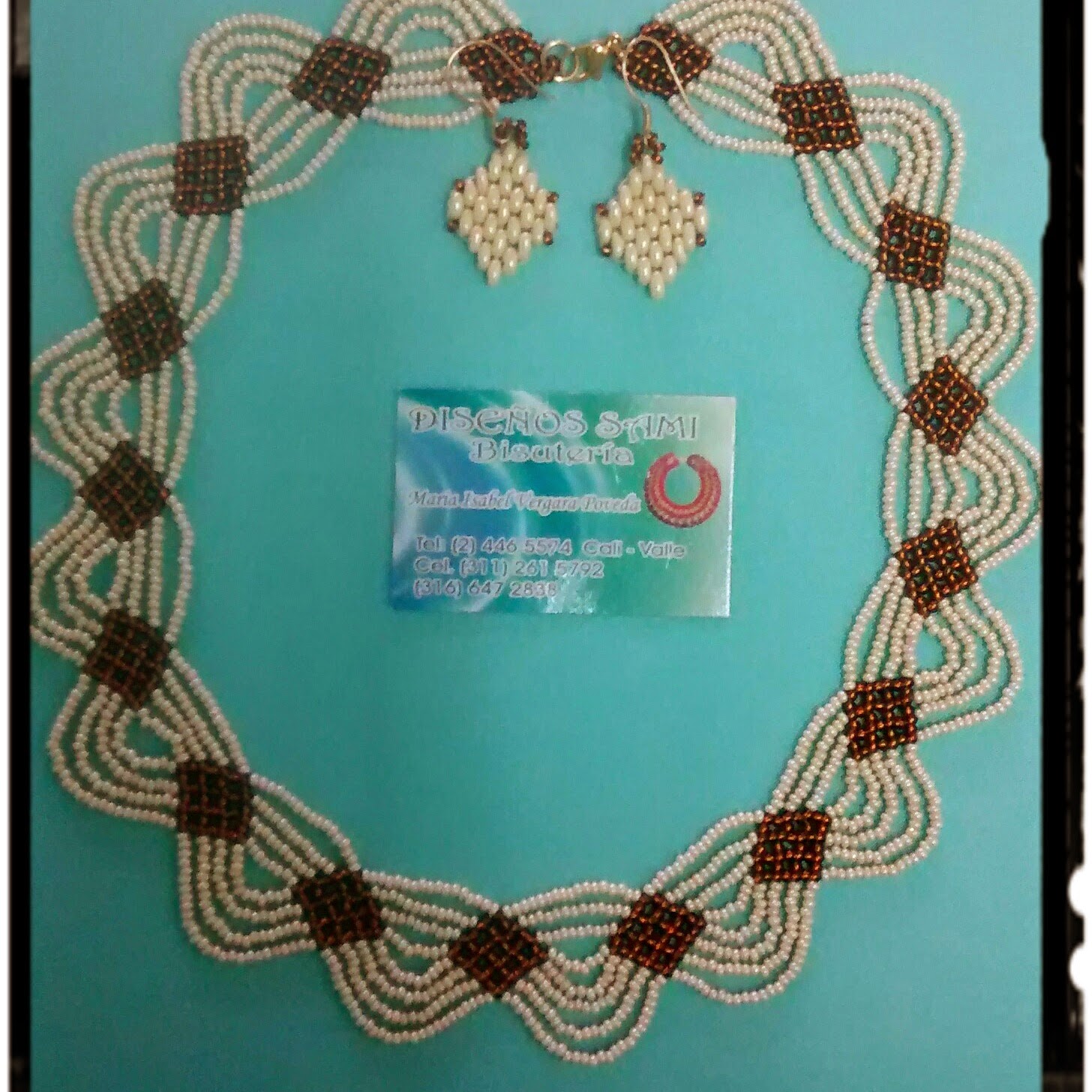 Diseños Sami Bisuteria: www.bisuteriasam.blogspot.com: Gargantilla en ...