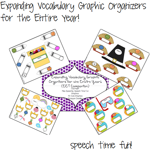 Expanding Vocabulary Graphic Organizers for the Entire Year! (EET ...