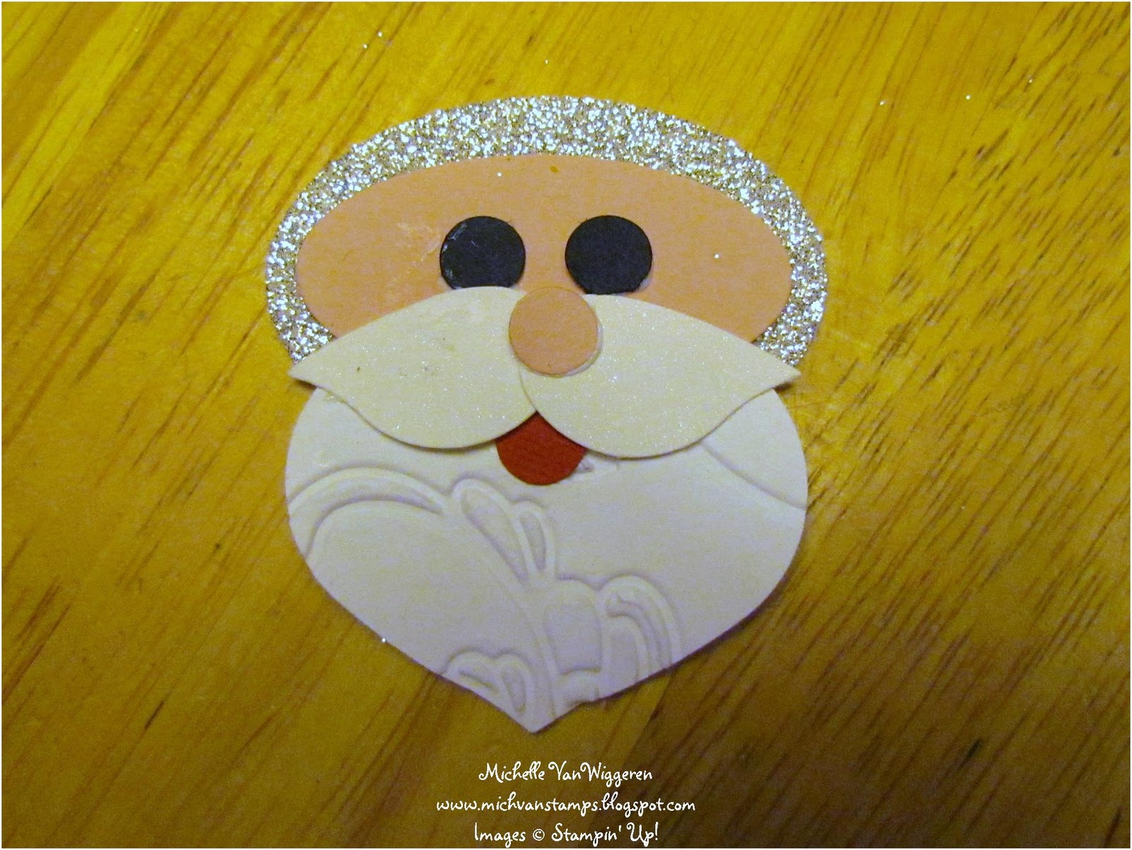 Michelle's Great Paper Chase: Santa Punch Art Tutorial
