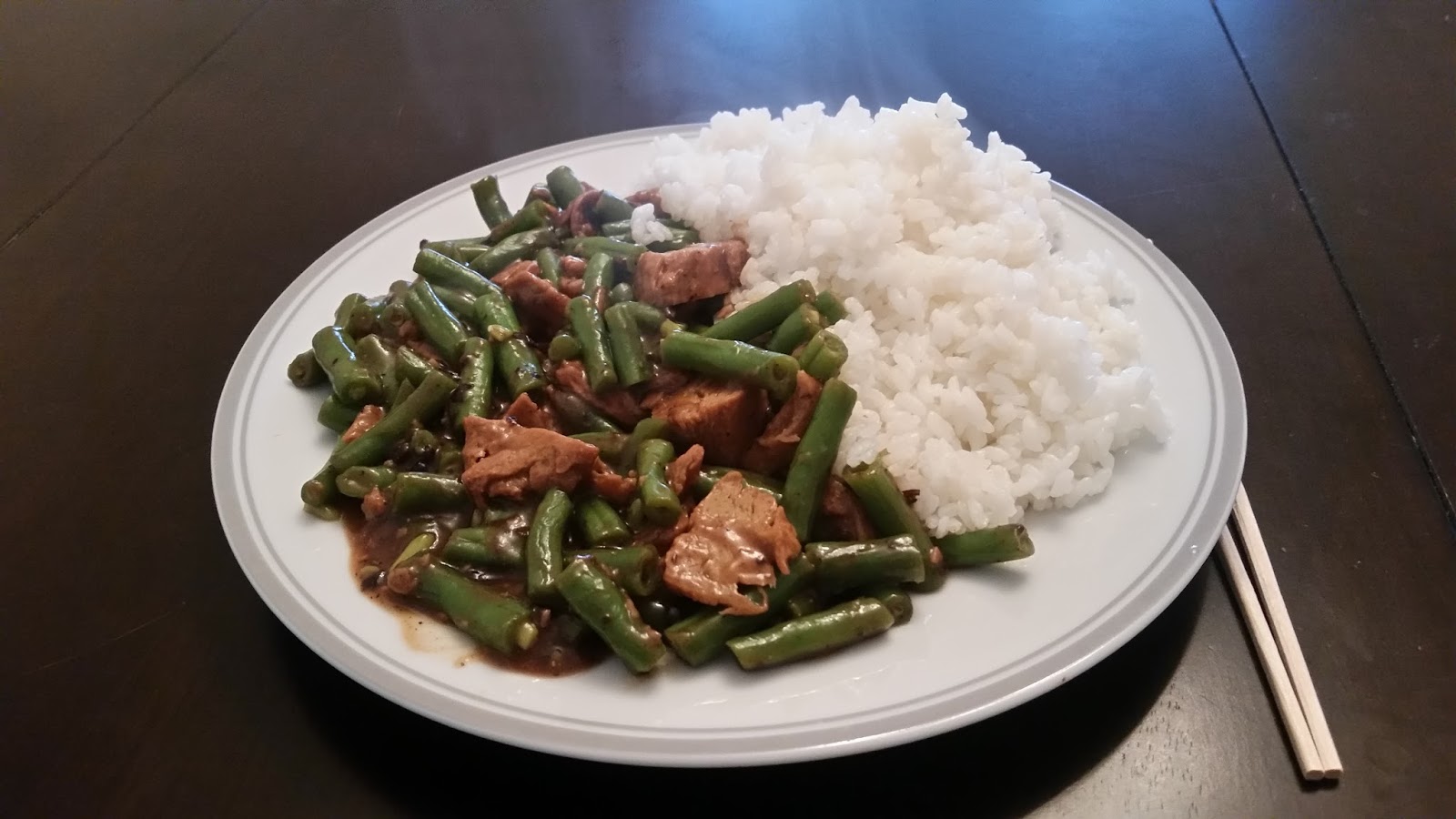 10 on 10 SF: Mock Duck and Green Beans in Black Bean and Garlic Sauce