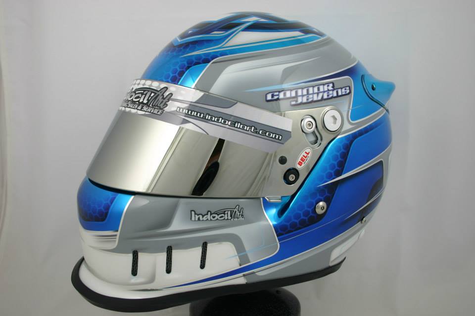 Racing Helmets Garage: Bell GTX.2 C.Jevens 2013 by Indocil Art