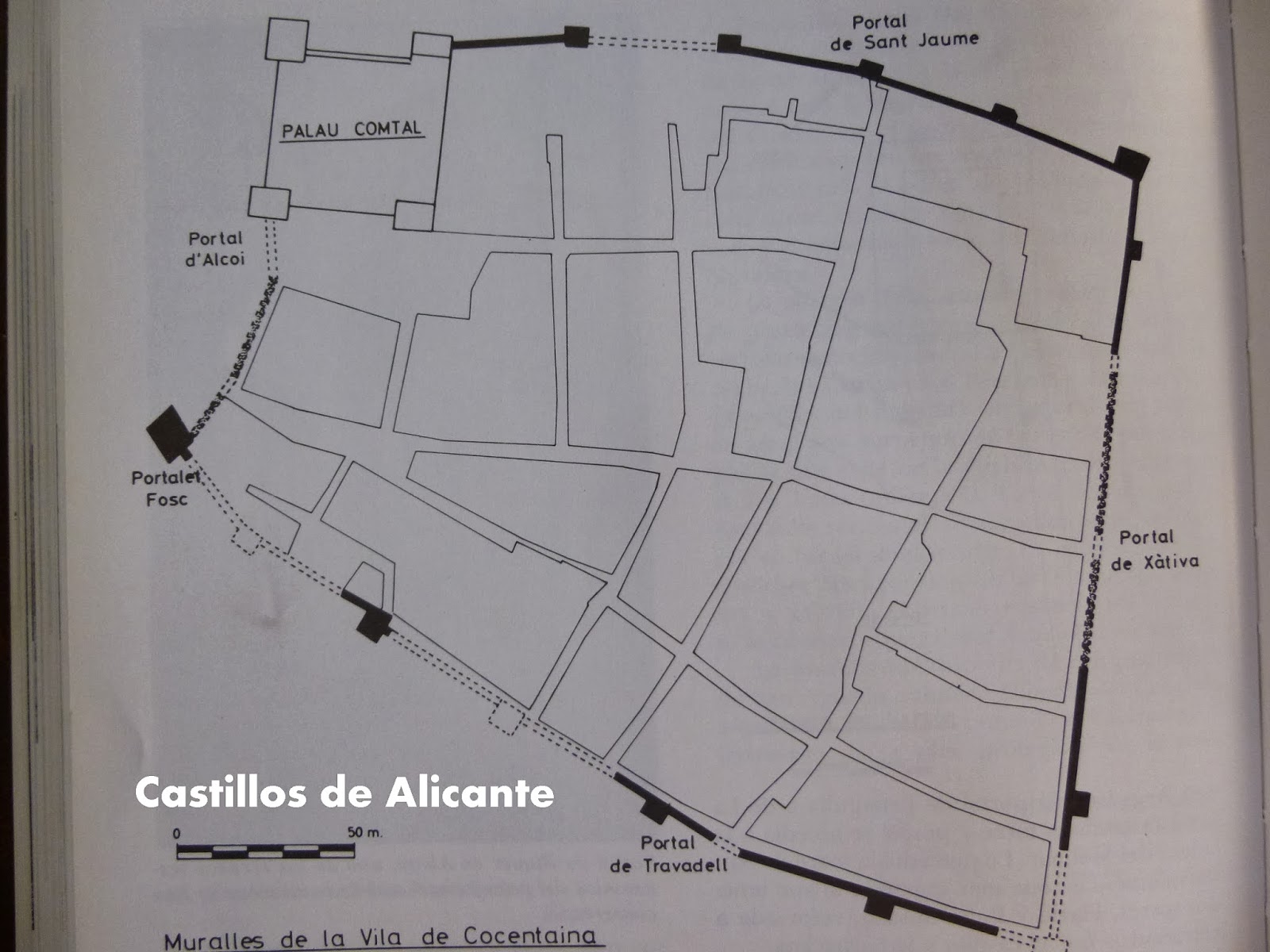 Guía de los Castillos, Torres y Fortificaciones de Alicante: Murallas ...