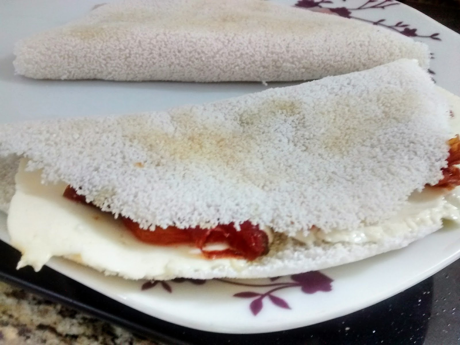 Vegetariando Sabores e Aromas: TAPIOCA DE POLVILHO DOCE