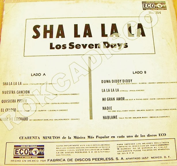 Rock Norteño: LOS SEVEN DAYS